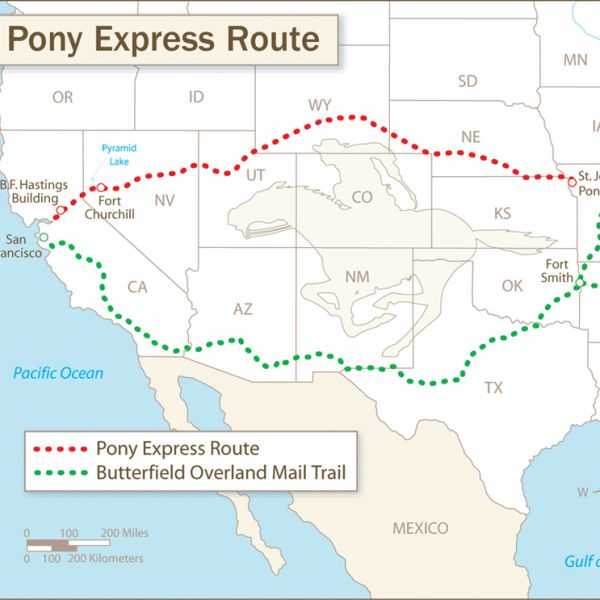 Pony Express Route