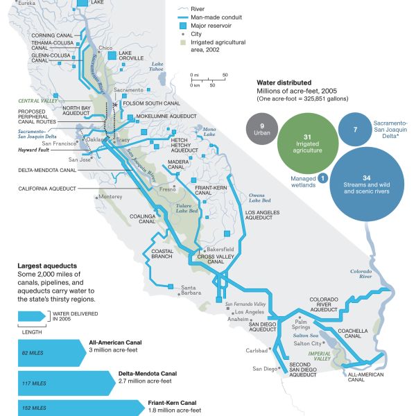 Northern California Rivers Map