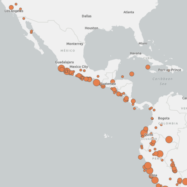 Earthquake And Volcano Map