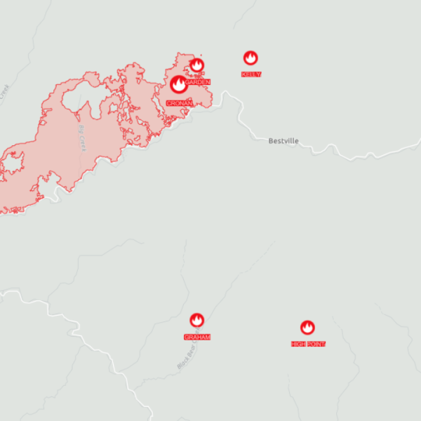 MapMaker: Current United States Wildfires and Perimeters