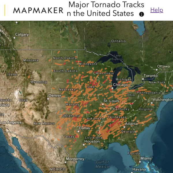 Florida Tornado Map
