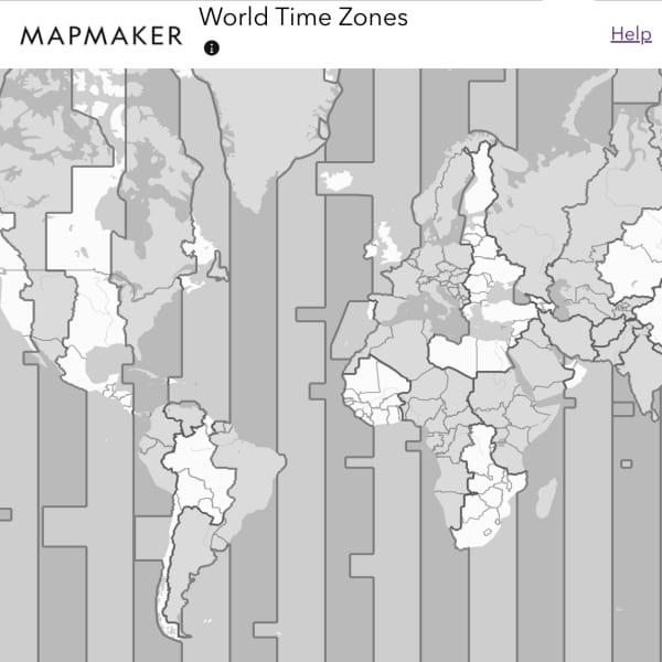 MapMaker: Time Zones