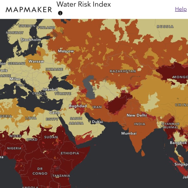 MapMaker: Water Risk Index