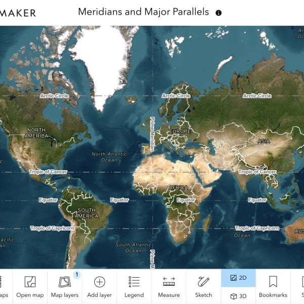 MapMaker: Meridians and Parallels
