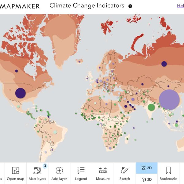 MapMaker: Climate Change Indicators MapMaker: Climate Change Indicators
