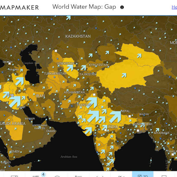 MapMaker: World Water Gap