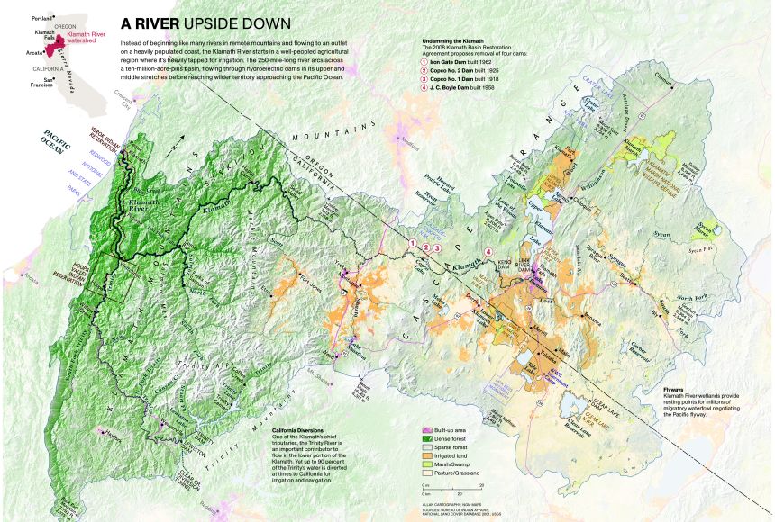 Oregon River Basin Maps Oregon River Basin Map, Rainbow On White