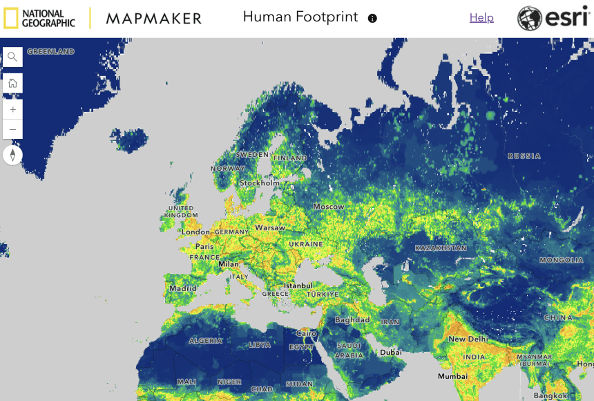 Ecological Footprint Map Country Overshoot Days 2025 Earth Overshoot