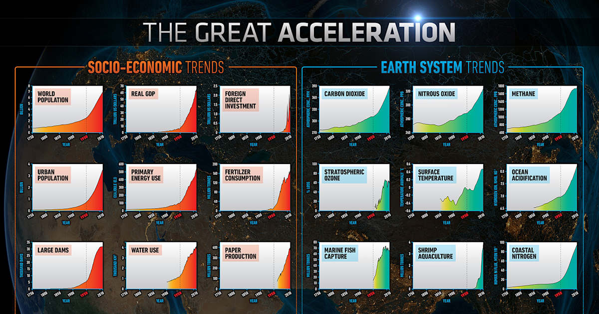 The Trajectory of the Anthropocene: The Great Acceleration