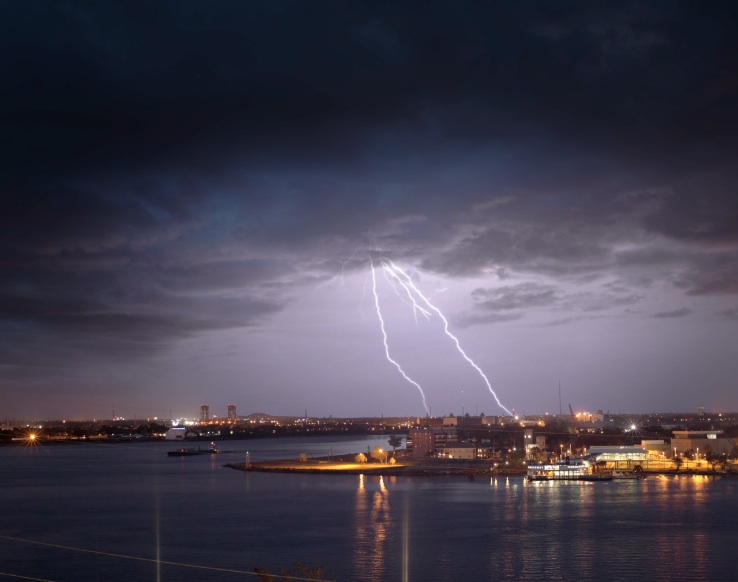 Surface Tension and Lightning