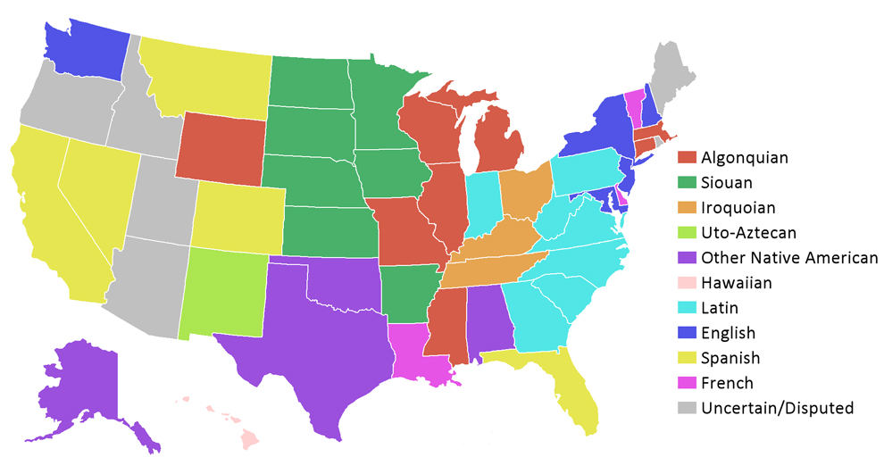 U S State Names