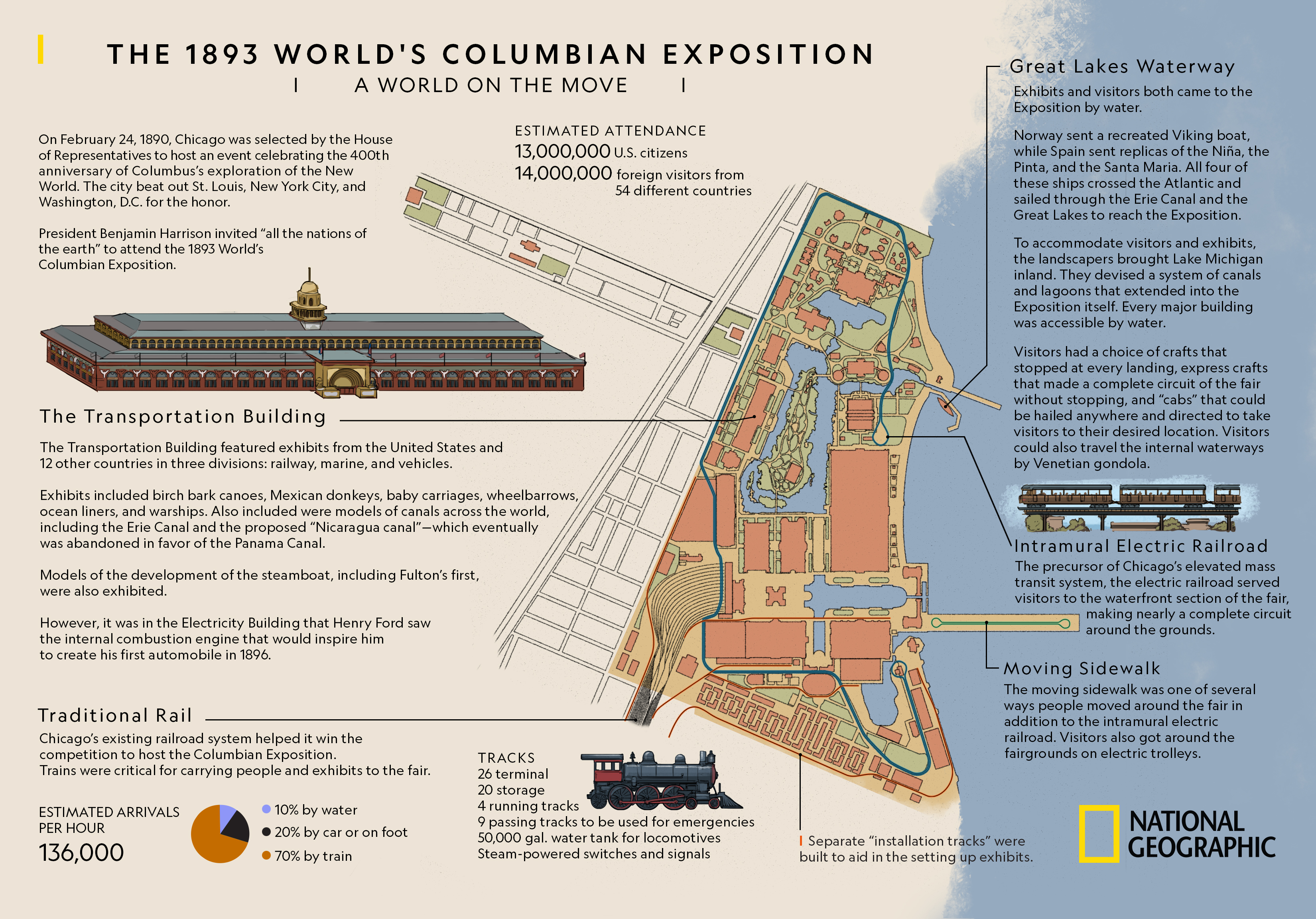 Chicago Columbian Exposition Map Columbian Exposition, Chicago...