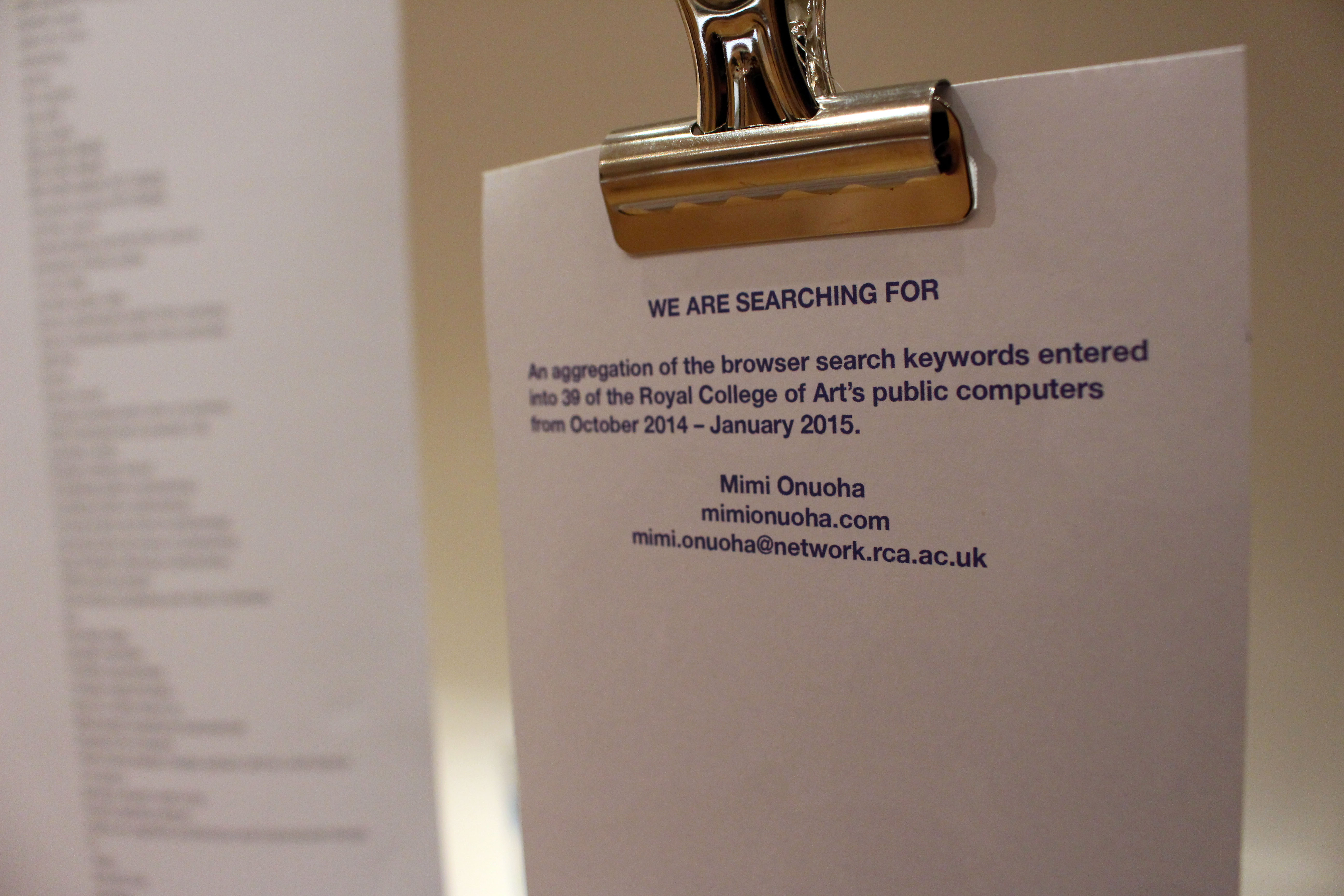 Searching for Meaning in Search Terms